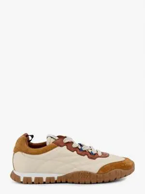 Miu Miu Technical Fabric And Suede Lace-up Sneakers - Multicolor