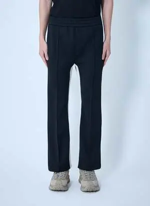 Moncler Elasticated Waist Straight Leg Trousers - Black