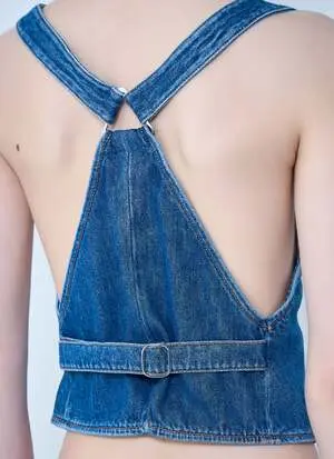 Sportmax Denim Vest - Blue