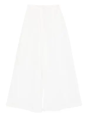 FORTE_FORTE FORTE FORTE Embroidered Cotton Trousers Multicolor