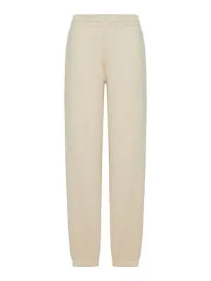 Burberry Burberry Cotton Jogging Trousers With Check Appliqué Multicolor