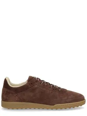 A.p.c. Moe Calfskin Lace-up Sneakers - Brown