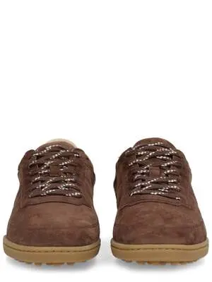 A.p.c. Moe Calfskin Lace-up Sneakers - Brown