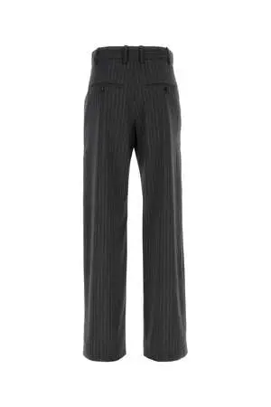 Isabel Marant Étoile Lisetta Embroidered Wool Blend Pants - Multicolor