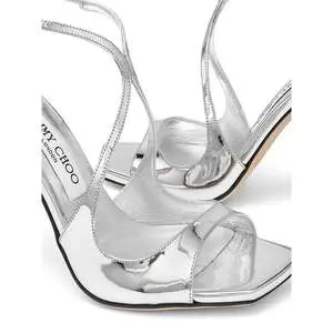 JIMMY CHOO Tone Patent Leather Stiletto Sandals