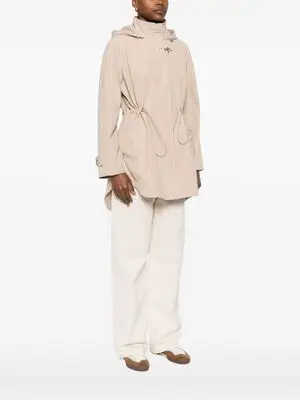 FAY Midi Parka Coat With Toggle Detail
