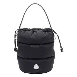 Moncler Caradoc Quilted Bucket Bag - Black