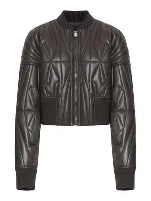 Moncler Leather Outerwear For Women