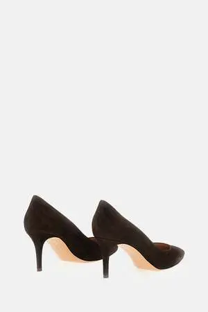 GIANVITO ROSSI Suede Pointed-toe Stiletto Pumps - Multicolor