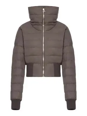 Moncler Rick Owens Cropped Padded Technical Fabric Jacket - Multicolor