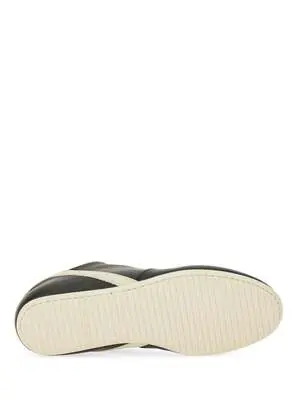 Rick Owens Leather Minimal Sneaker - Black