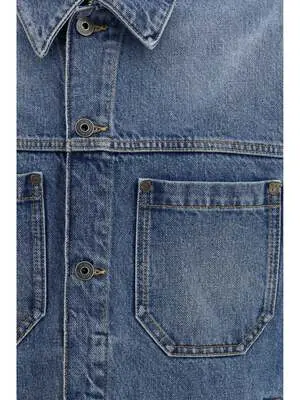 Off-White Half Arrow Skate Denim Jacket - Blue