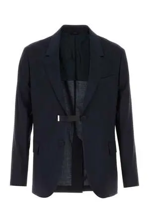 Fendi Navy Wool Blazer - Blue
