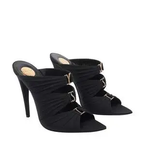 Saint Laurent Emilie Pump Sandals - Black