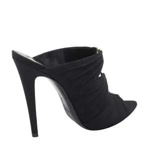 Saint Laurent Emilie Pump Sandals - Black