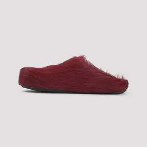 Marni Calf Hair Fussbett Mules - Multicolor