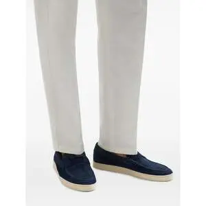 Brunello Cucinelli Suede Slip-on Loafers