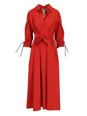 Max Mara Oversized Cotton Poplin Dress