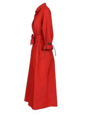Max Mara Oversized Cotton Poplin Dress