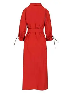 Max Mara Oversized Cotton Poplin Dress