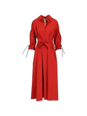 Max Mara Oversized Cotton Poplin Dress