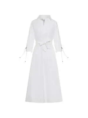 Max Mara Oversized Cotton Poplin Dress