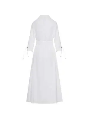 Max Mara Oversized Cotton Poplin Dress