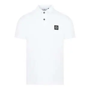 Stone Island Polo Shirts - White