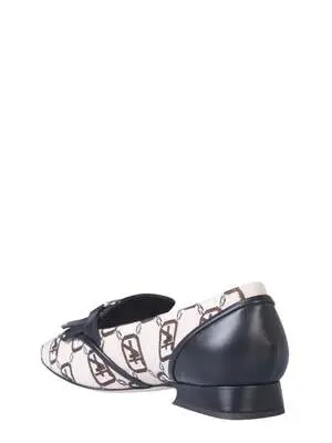 Alberta Ferretti Logo Moccasins