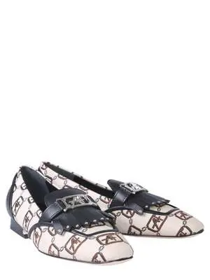 Alberta Ferretti Logo Moccasins