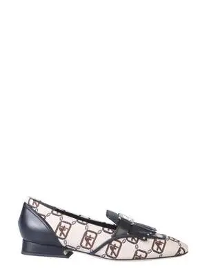Alberta Ferretti Logo Moccasins - Multicolor
