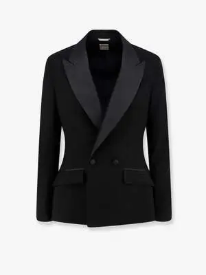 Dior Bar Virgin Wool Tuxedo Blazer - Multicolor