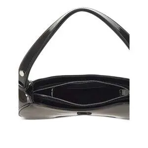DIESEL® Patent Shoulder Bag - Black