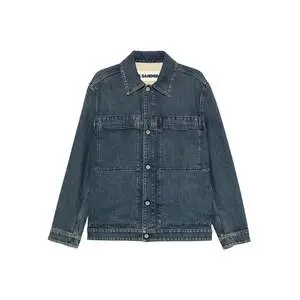 JIL SANDER Denim Patch Pocket Jacket - Blue
