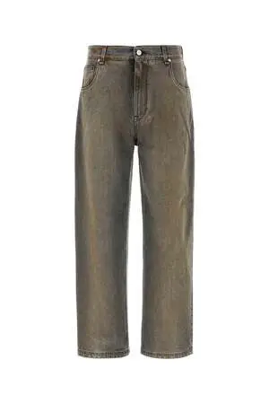 Fendi Straight Leg Jeans - Gray