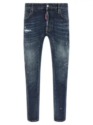 Dsquared2 Tidy Biker Jeans - Blue