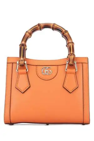 Gucci Calf Skin Top Handle Bag With Removable Shoulder Strap