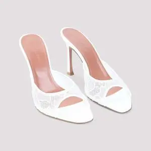 Amina Muaddi Alexa Lace 95 Mules