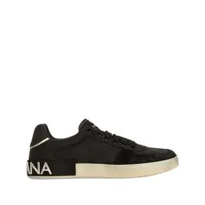 Dolce & Gabbana Low-top Paneled Sneakers - Black