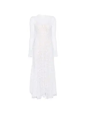 FORTE_FORTE Lace Long Dress - Multicolor