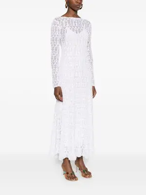 FORTE_FORTE Lace Long Dress - Multicolor