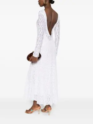 FORTE_FORTE Lace Long Dress - Multicolor