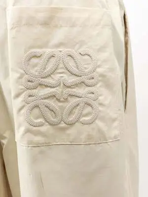 Loewe Cropped Cotton Trousers