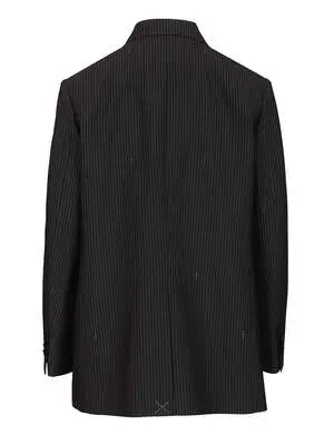 Fendi Pinstriped Wool Blazer