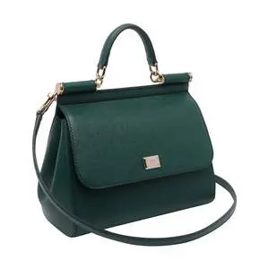 Dolce & Gabbana Large Sicily Handbag - Green