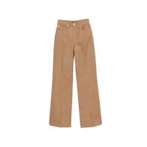 A.p.c. High-rise Wide-leg Jeans - Brown