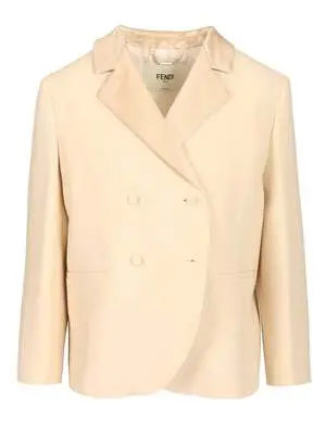 Fendi Notched Lapel Blazers For Women