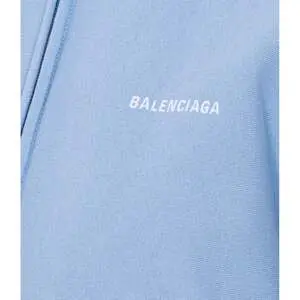 Balenciaga Zipped Hoodie - Blue