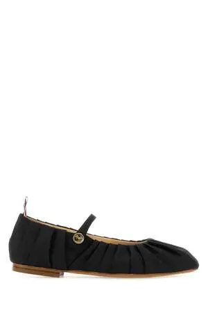 Thom Browne Fabric Ballerinas - Black