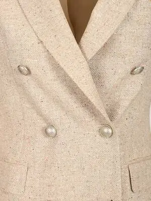 Tagliatore Double-breasted Peak Lapel Blazer
